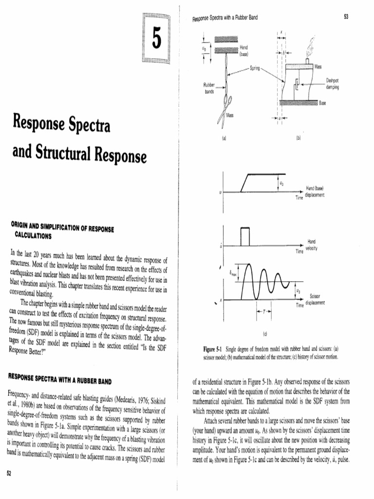 Chapter 5 Response Spectra and Structural Response | PDF