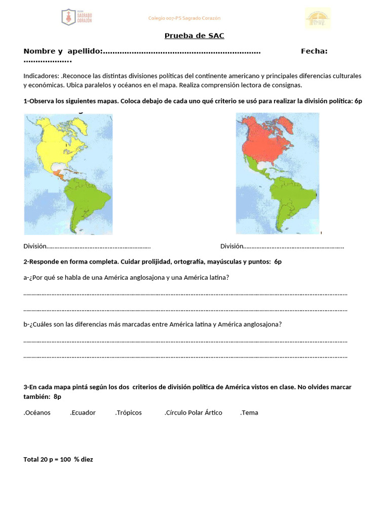 Divisiones Culturales de América | PDF