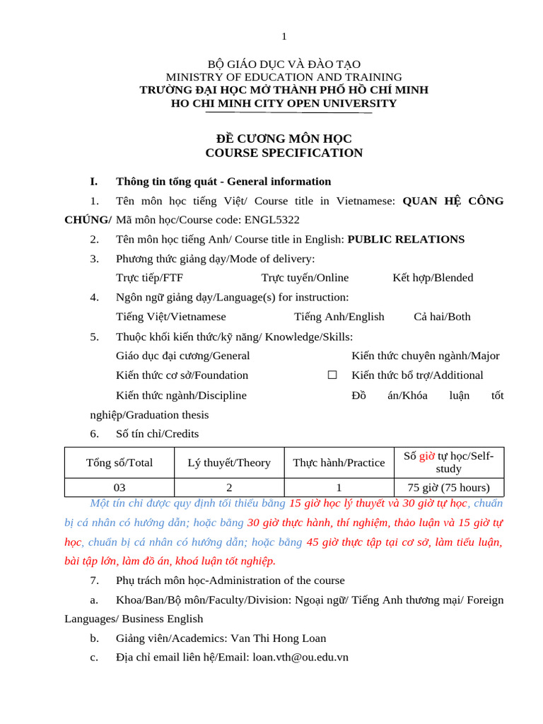 De Cuong 2021 - Quan He Cong Chung - CLC | PDF