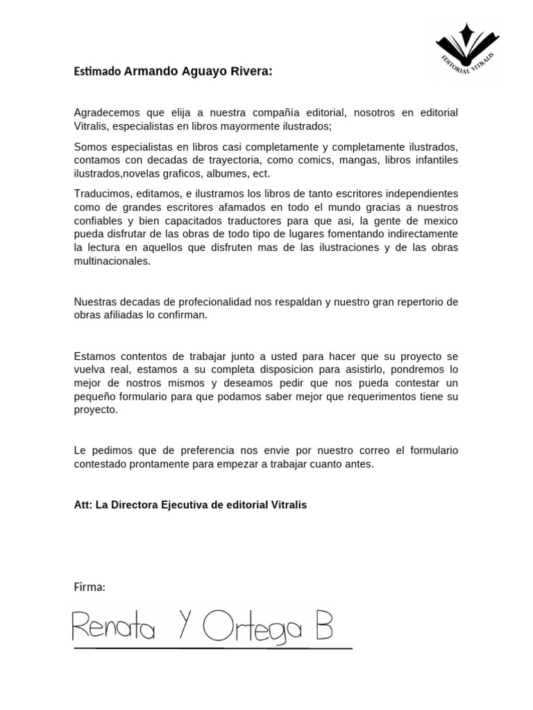 Carta Al Cliente | PDF