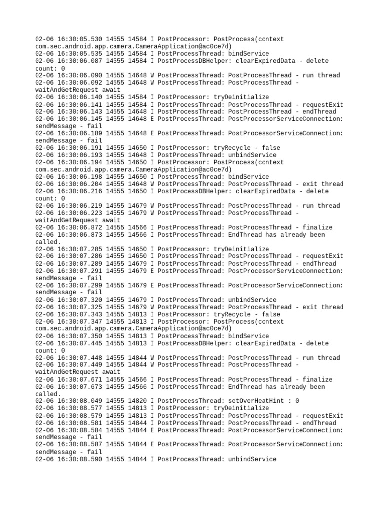 Camera - Log 2024 02 06 16 30 06 | PDF