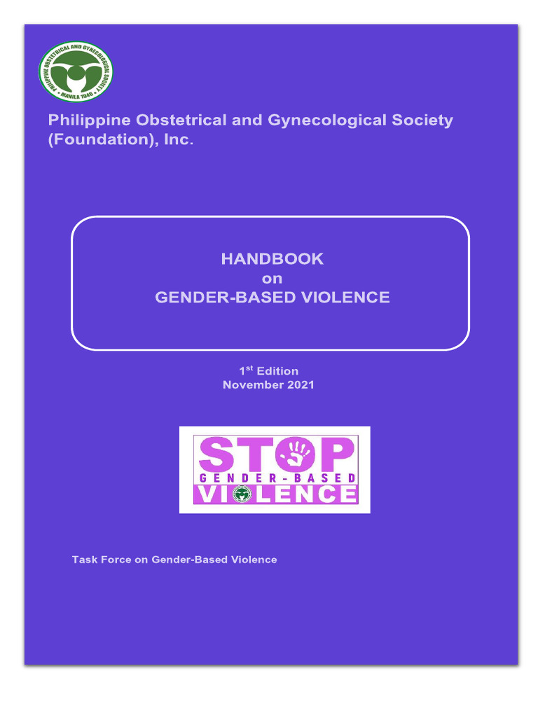 Handbook-on-Gender-Based-Violence | PDF | Violence | Domestic Violence
