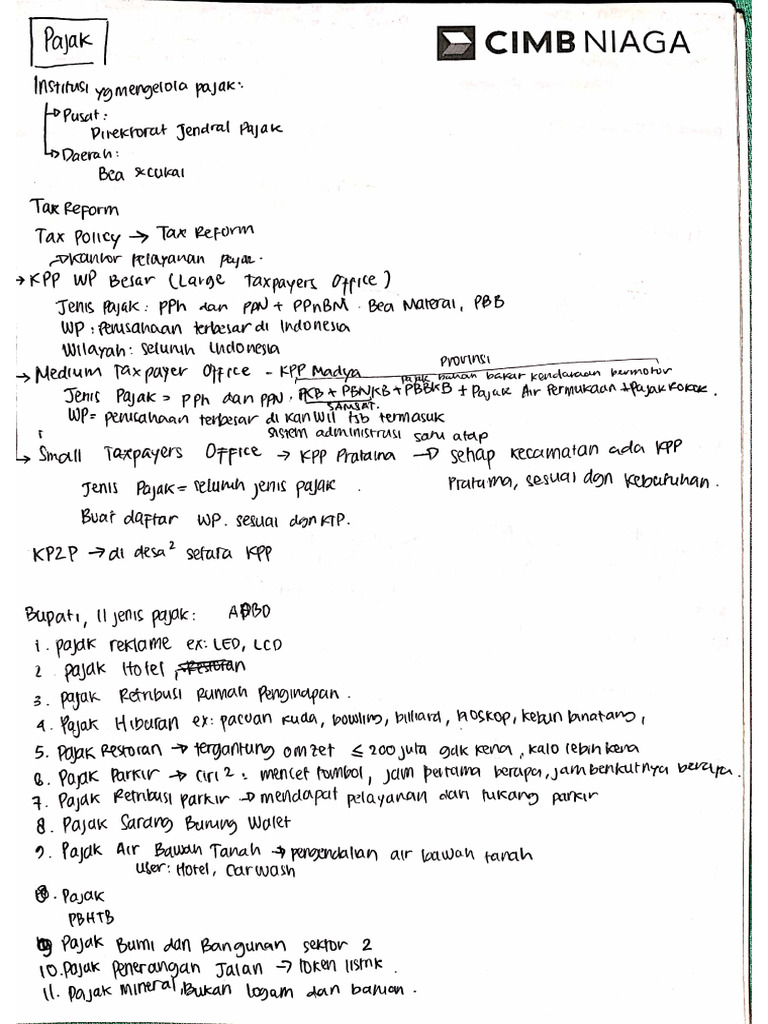 Pajak Kompre | PDF