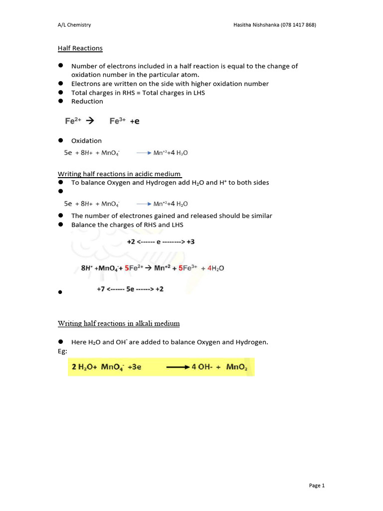 Chemical Calculations Short Note - 091104 | PDF