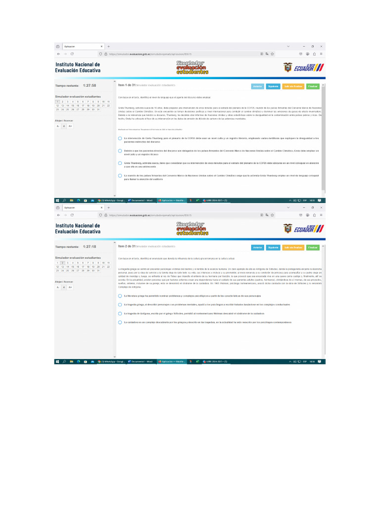 Evaluación - Ineval | PDF