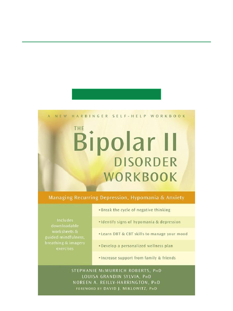 The Bipolar II Disorder Workbook Managing Recurring Depression ...