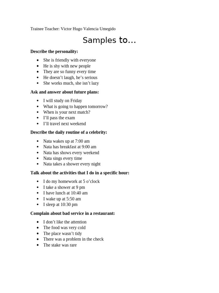 Samples | PDF