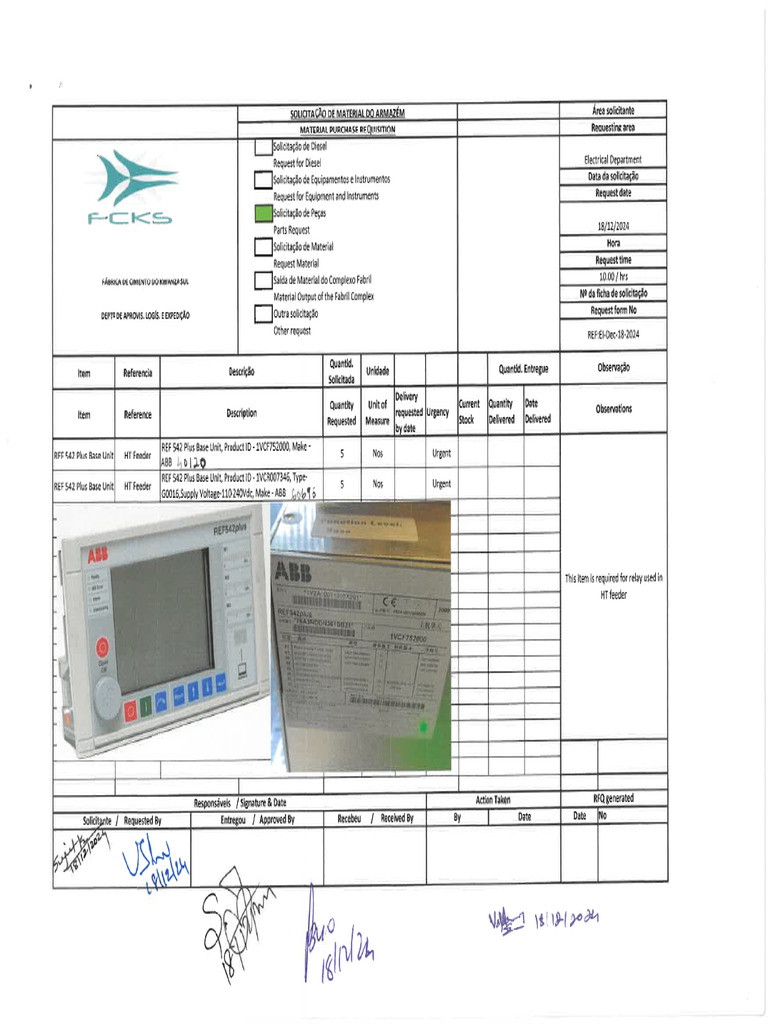 PR Abb Base Unit Ref 542 | PDF