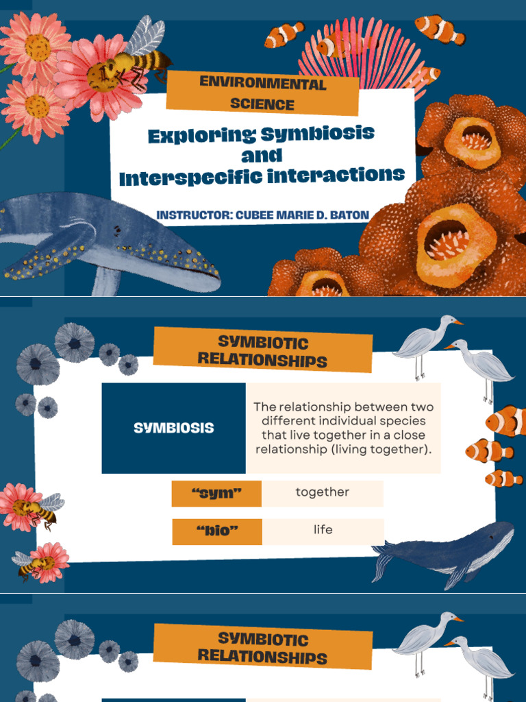 Symbiosis and Interspecific Relationship | PDF