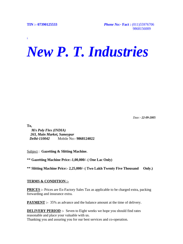 Gazzetting Machine | PDF