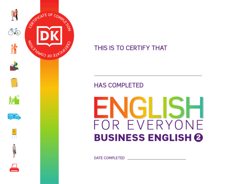 EFE Certificate - Business English Level 2 - Completion | PDF