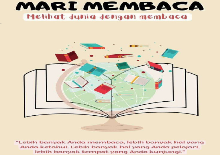 Poster Ajakan Untuk Membaca | PDF