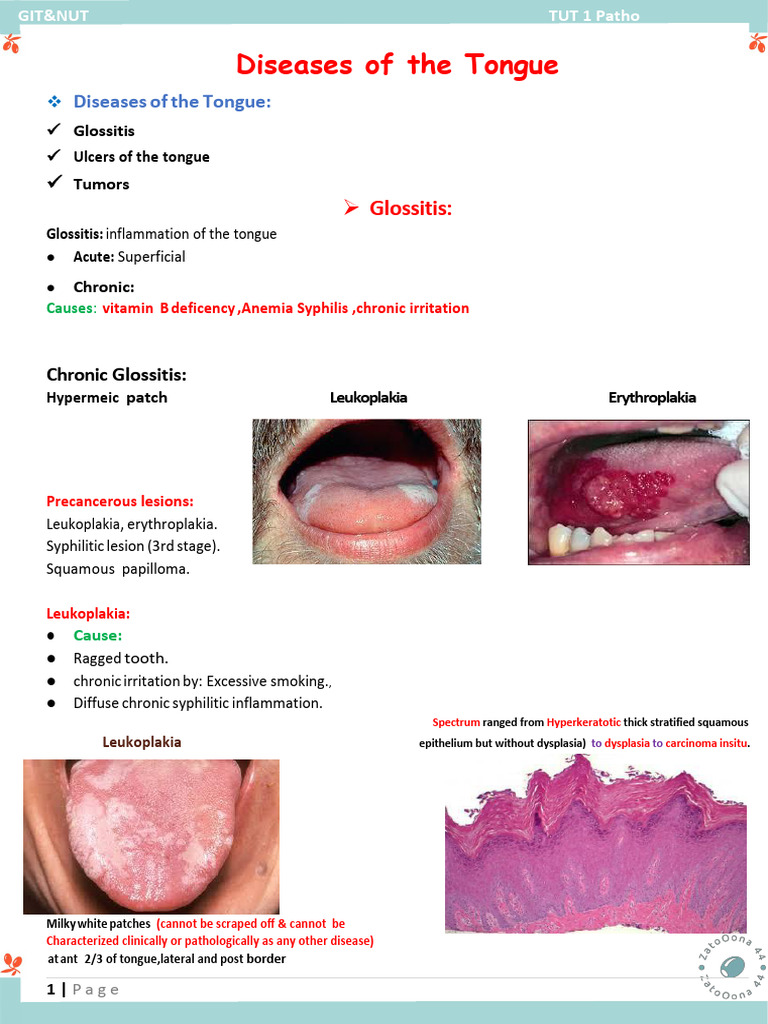 Git 44 Tut1 Patho آخر تعديل | PDF | Medical Specialties | Diseases And Disorders