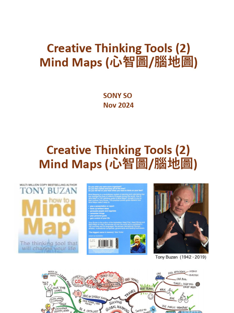 Creative Thinking Tools (2) Mind Map | PDF | Mind | Map