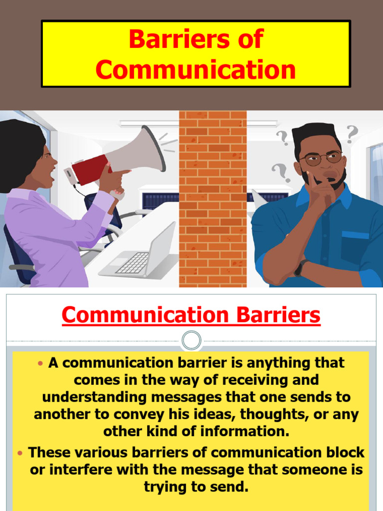 Barriers of Communication | PDF | Communication | Attitude (Psychology)