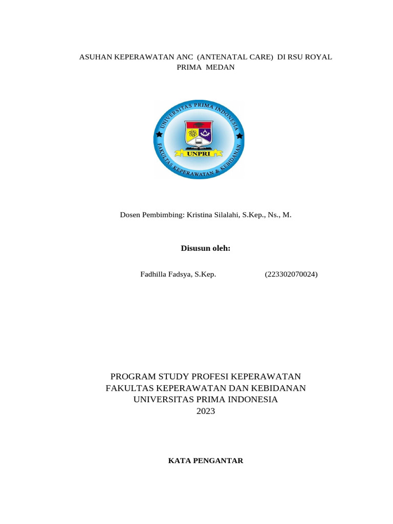 Askep Anc Fikslah | PDF