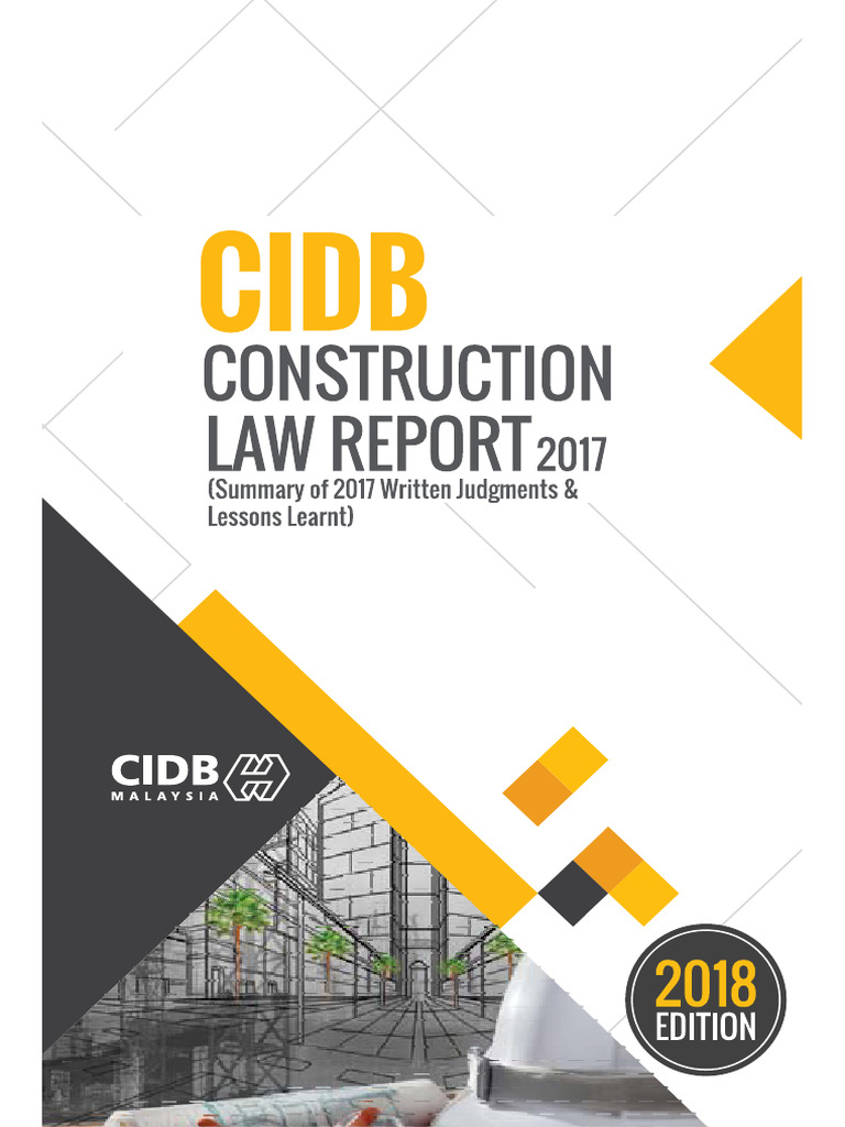 Cidb Construction Law Report 2017 | PDF