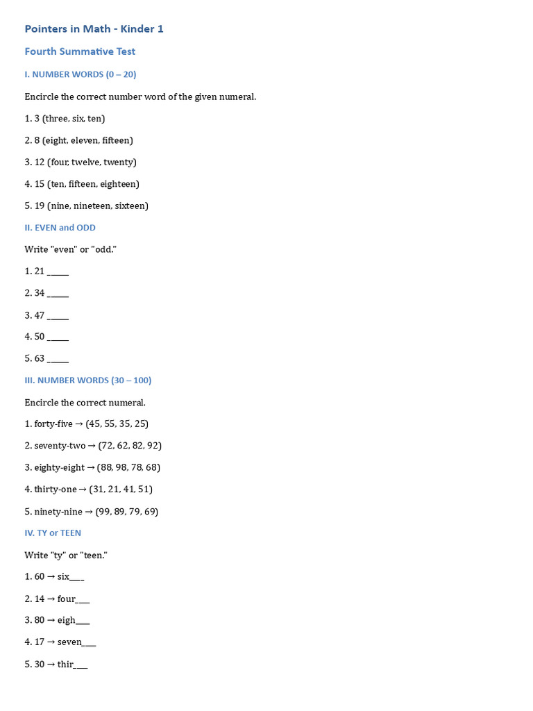 Kinder Math Worksheet - Docx 20250508 115318 0000 | PDF