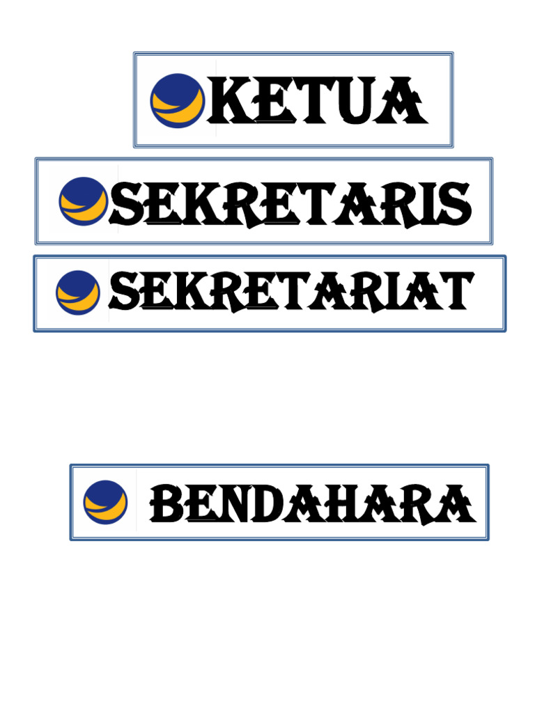 Papan Nama Ruangan Ok | PDF