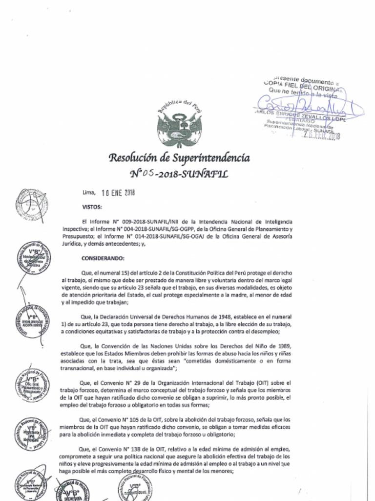 Rsi 005 2018 Sunafil | PDF