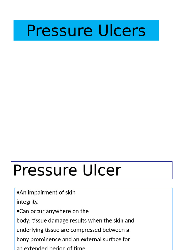 Pressure Ulcers-WPS Office | PDF | Wound | Skin