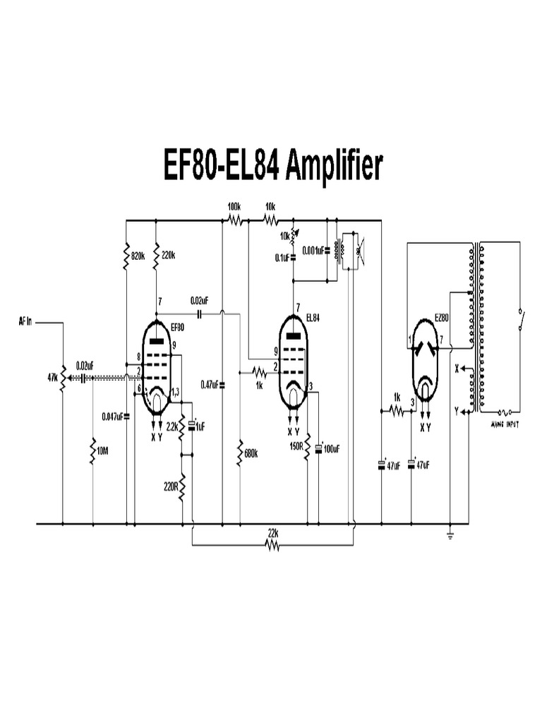 Ef80-El84 Amp IV | PDF