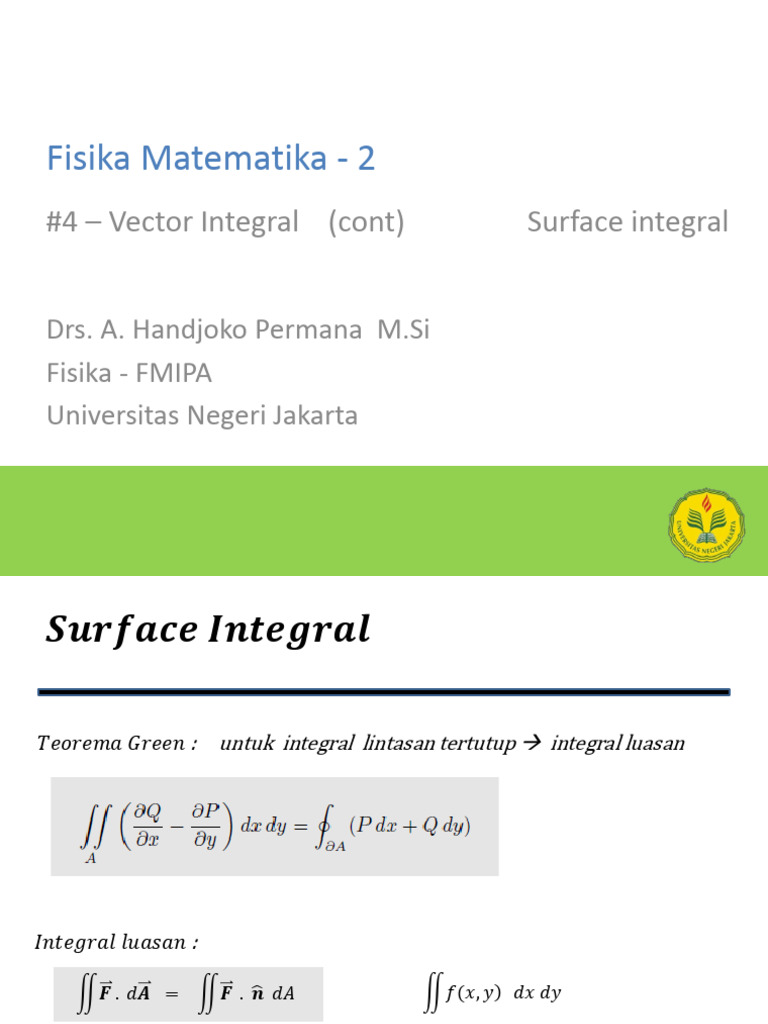 FM2 4B Vektor Integral Surface | PDF