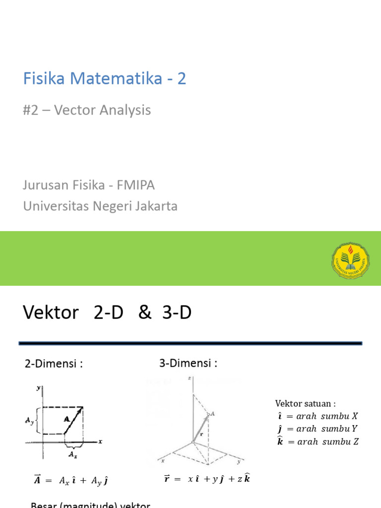 FM2 2 Analisa Vektor | PDF