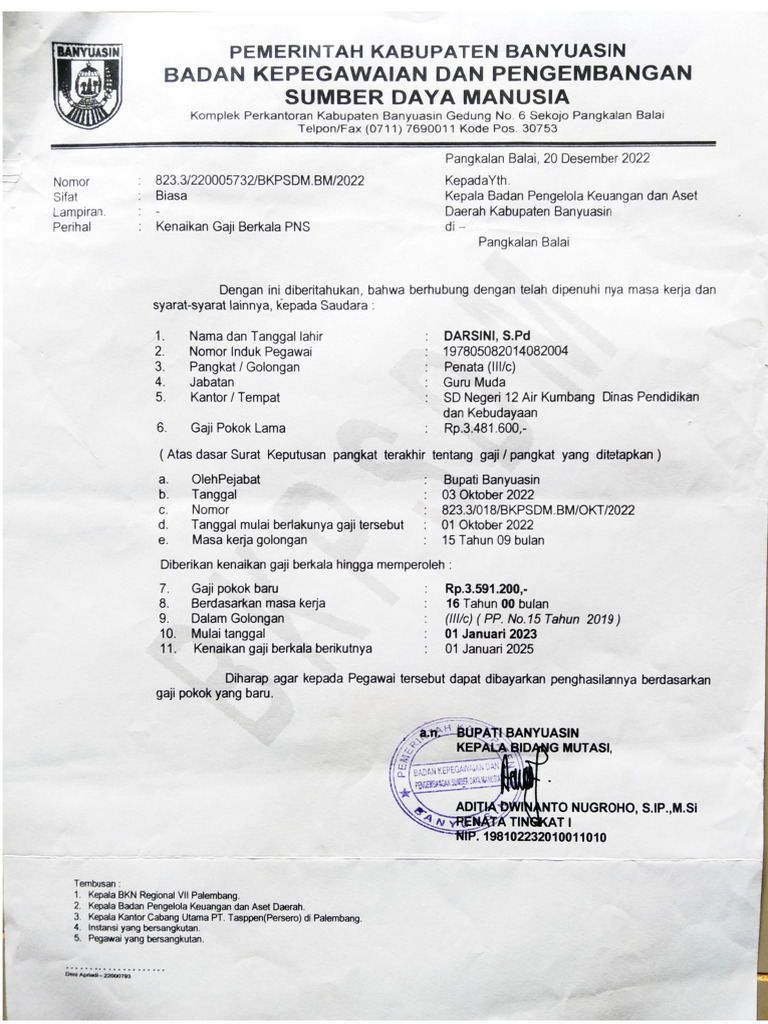 197805082014082004_Darsini_SK Berkala | PDF