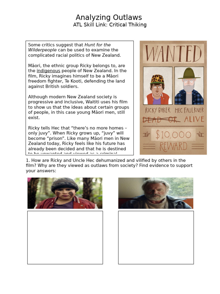 Analyzing Outlaws | PDF