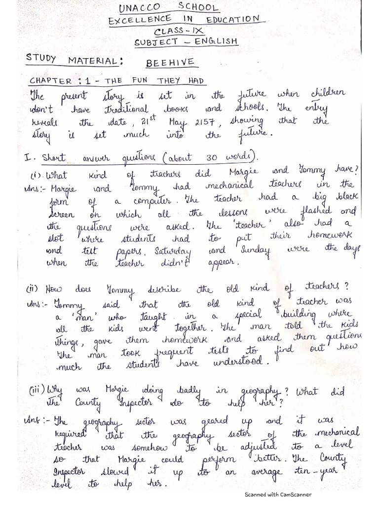 Q:A Notes | PDF