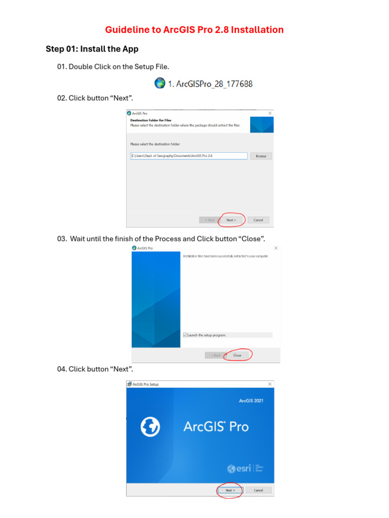 Guideline To ArcGIS Pro 2.8 Installation | PDF