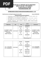 Oncet 2025 Exam Schedule | PDF