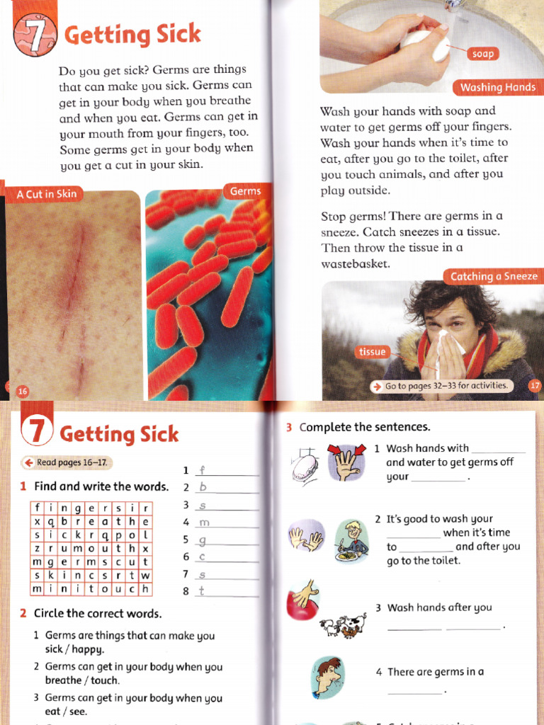 Getting Sick - Day 1 - Book 1 | PDF