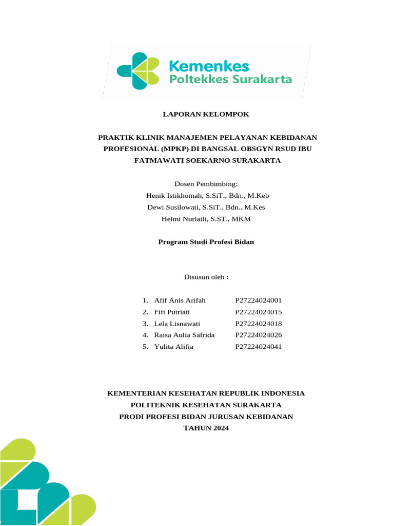 Laporan Mpkp Ii Pdf