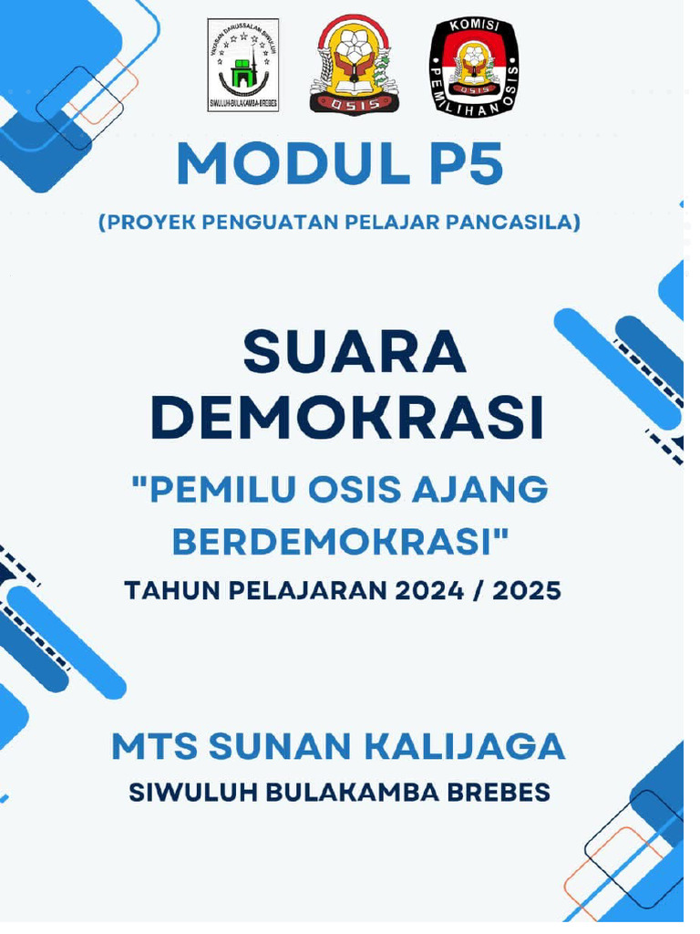 Modul P5 Suara Demokrasi MTs SUKA 2024 | PDF