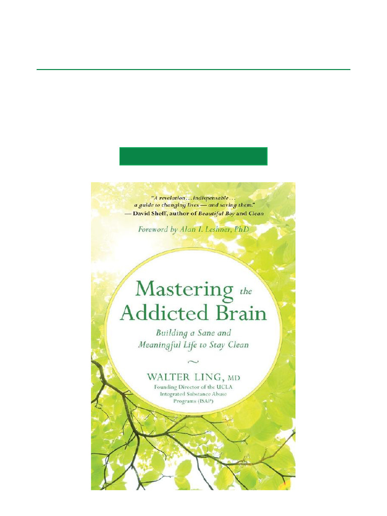 Mastering the Addicted Brain Guide | PDF | Relapse | Chronic Condition