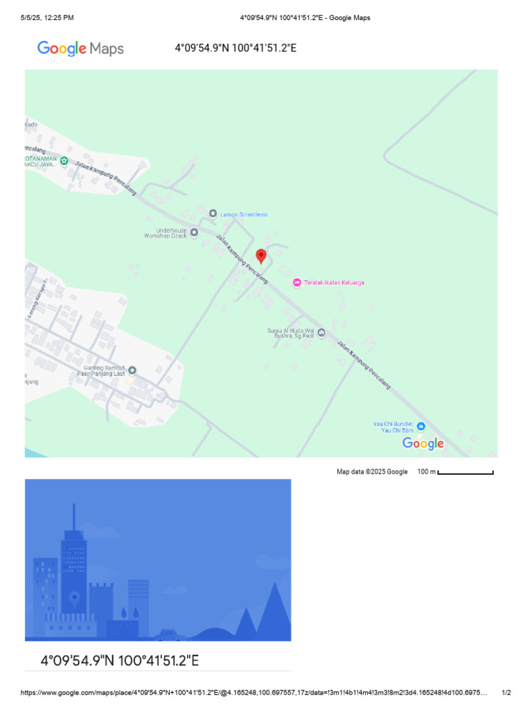 4°09'54.9 - N 100°41'51.2 - E - Google Maps | PDF