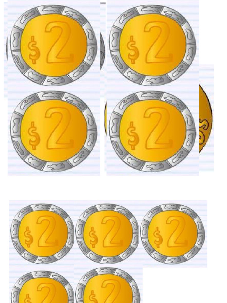 Monedas Didácticas Grandes 1 | PDF