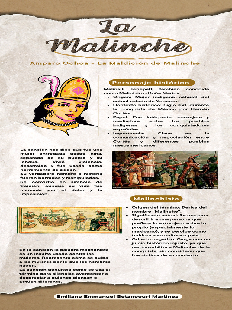 Significado de La Malinche | PDF | México | Mesoamérica