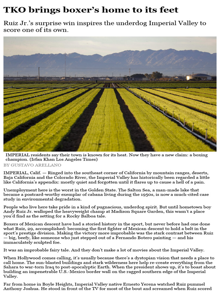 Salt On Sea Story Ruiz Boxer | PDF