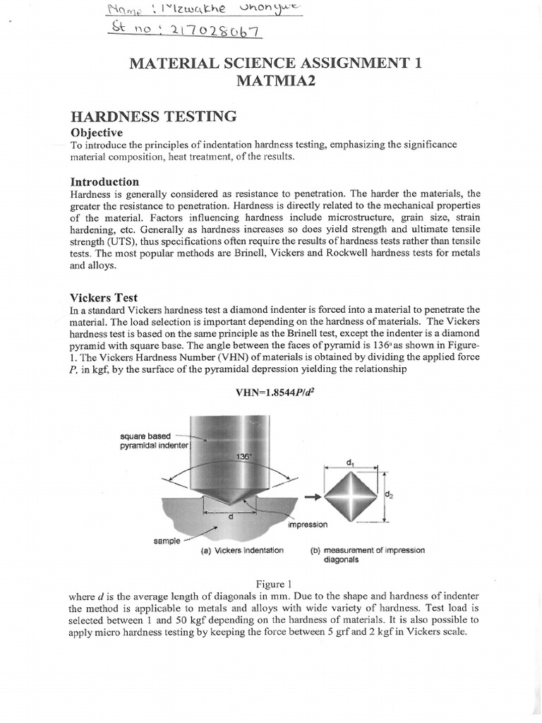 Material Lab Report | PDF