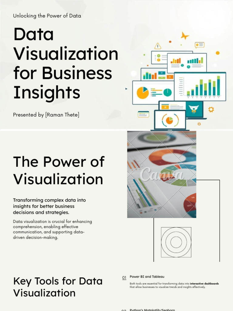 Presentation - Data Visualization For Business Insights | PDF