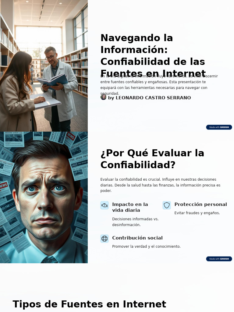 Fuentes Confiables en Internet: Guía SEO | PDF | Credibilidad | Internet