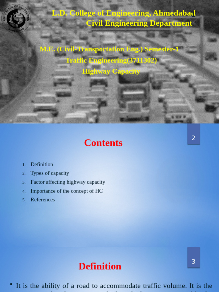 Highway Capacity | PDF | Traffic | Lane
