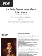 Analysis of "La Belle Dame sans Merci" | PDF | Metre (Poetry) | Poetry