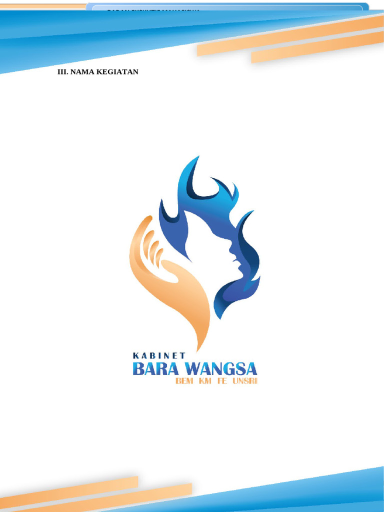 Format Proposal Bem KM Fe Unsri 2023 | PDF