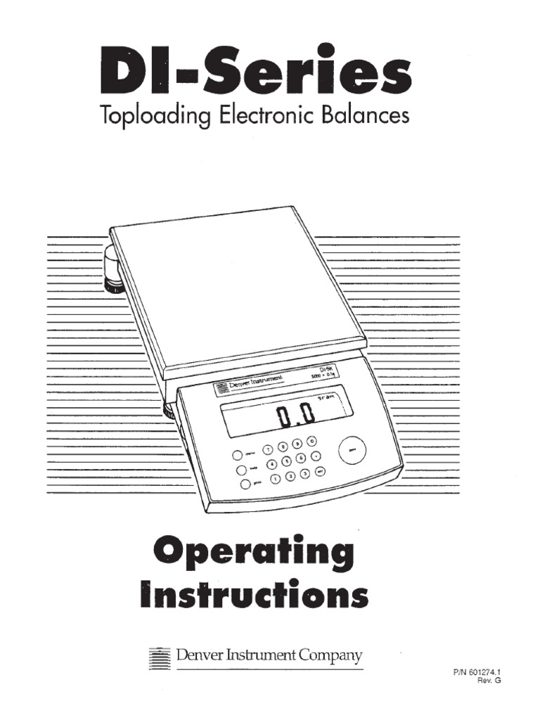 Denver Instruments DI Series | PDF