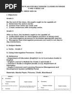 Detailed Lesson Plan For Multigrade Classes in Grade 2 and 3 | PDF ...