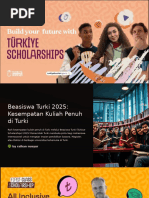 Buku Panduan Beasiswa YTB (Turkiye Burslari) B. Indonesia | PDF